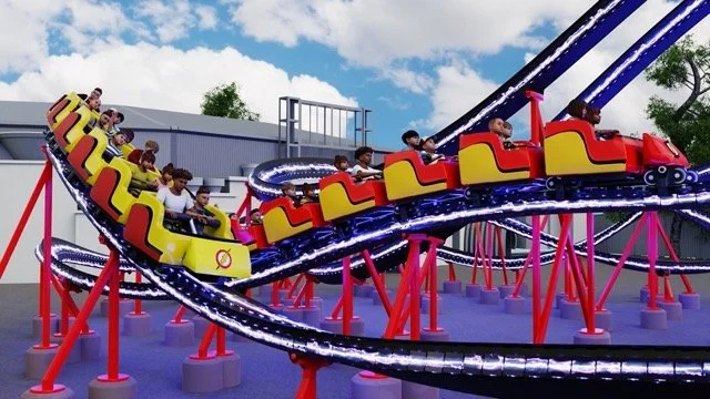 KID FLASH Cosmic Coaster Opening at Six Flags Over Georgia and Six ...