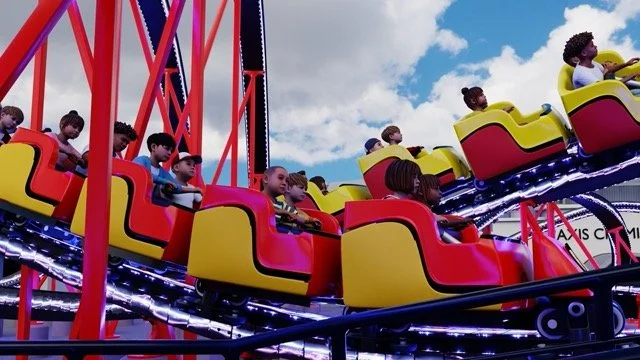 KID FLASH Cosmic Coaster Opening at Six Flags Over Georgia and Six ...