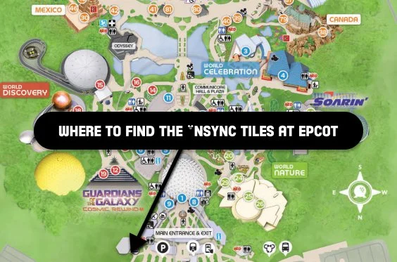 How to Find the *NSYNC Tiles at EPCOT — Park Rovers