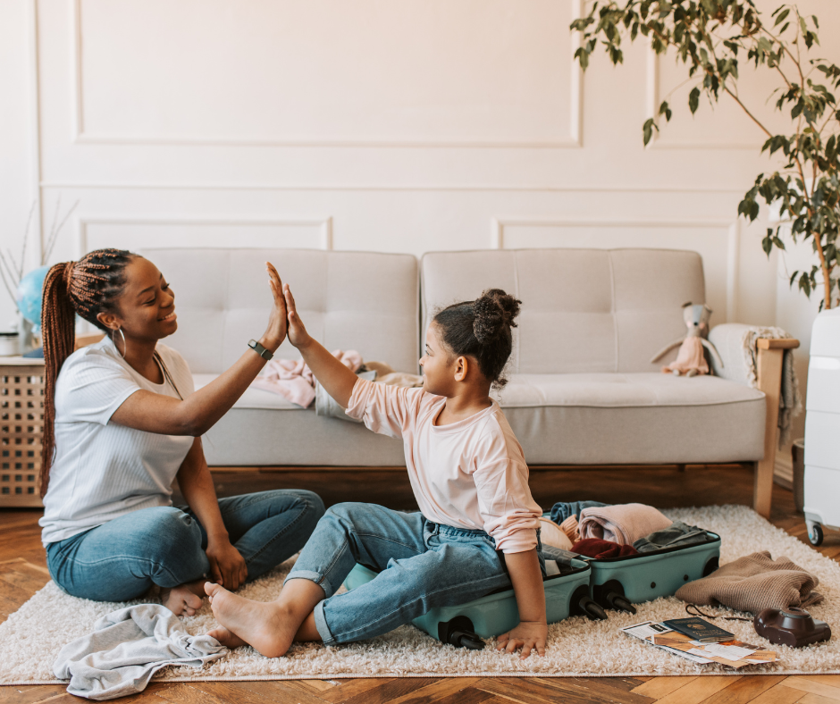 Happy Family Inside Home