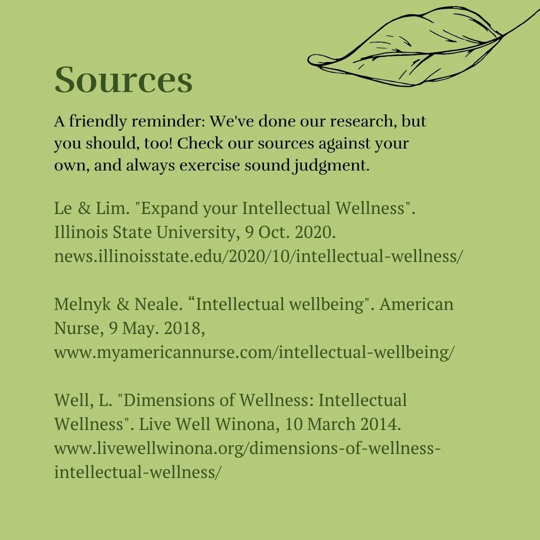 Intellectual Wellness — The Healing Tree Counseling & Consultation