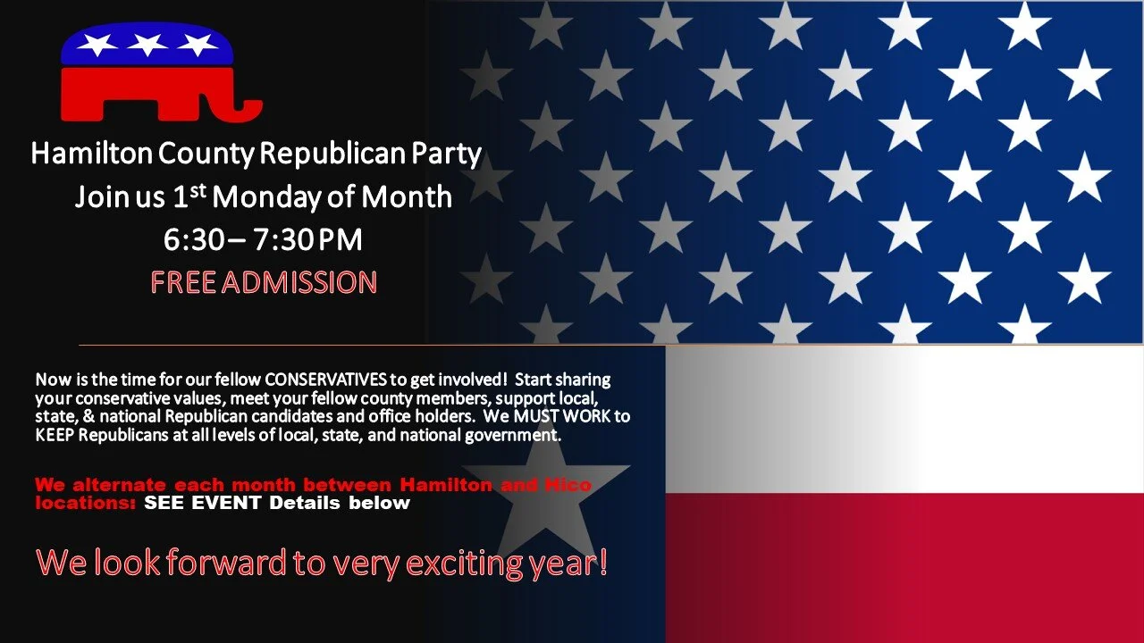 Events — Hamilton County Texas Republicans