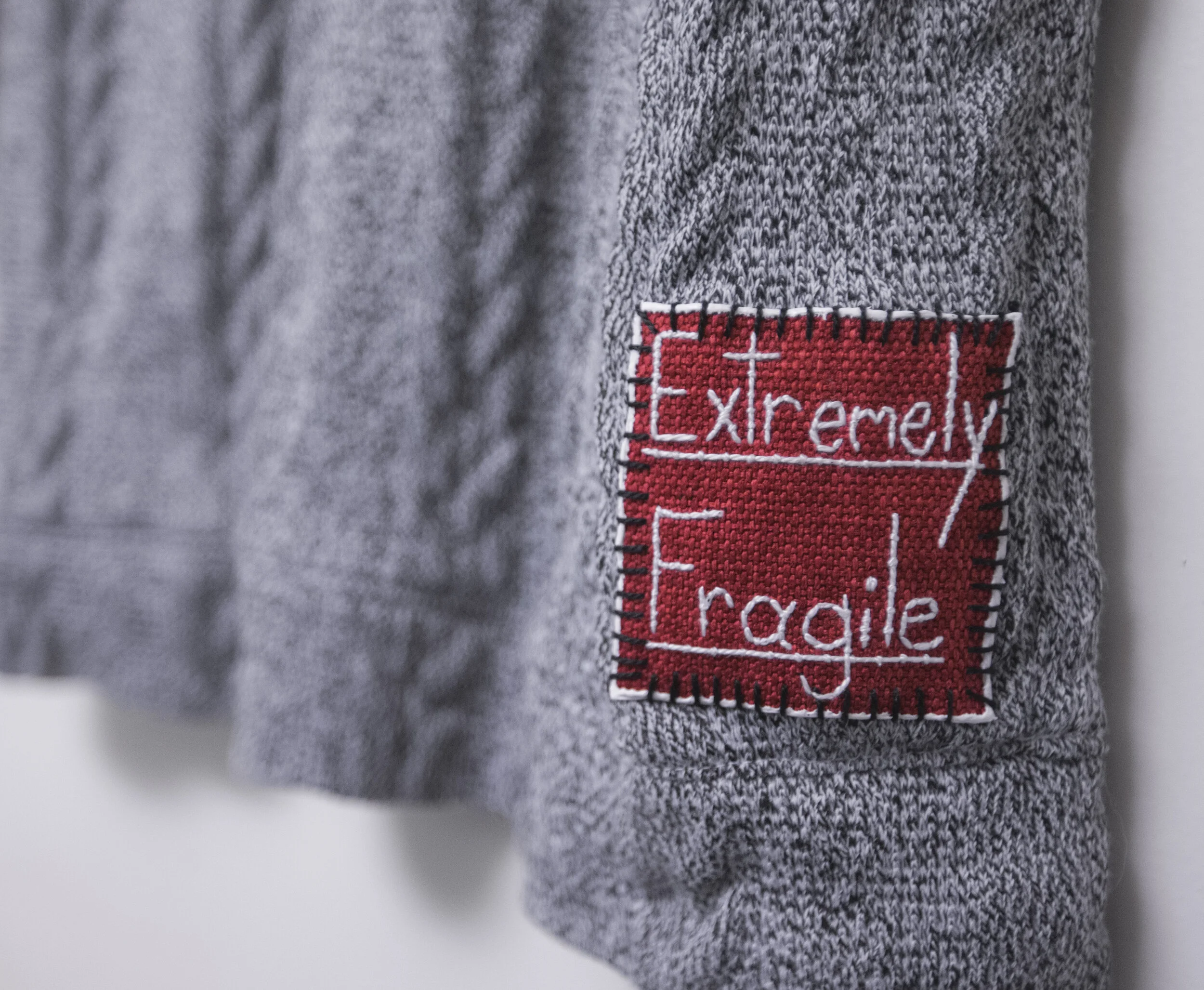 000507 - One of a Kind Original Sweater Dress “Extremely Fragile ...