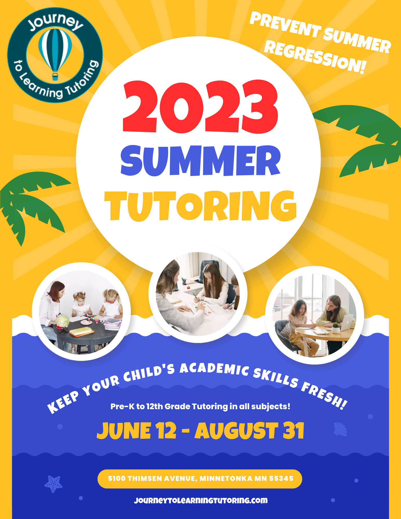 Summer Tutoring Flyer