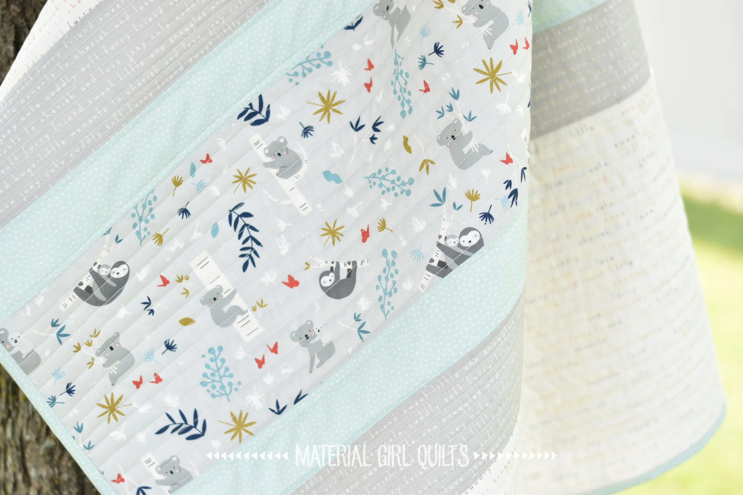 Joey Blog Tour {and Simple Stripe Baby Quilt tutorial} — Material Girl ...