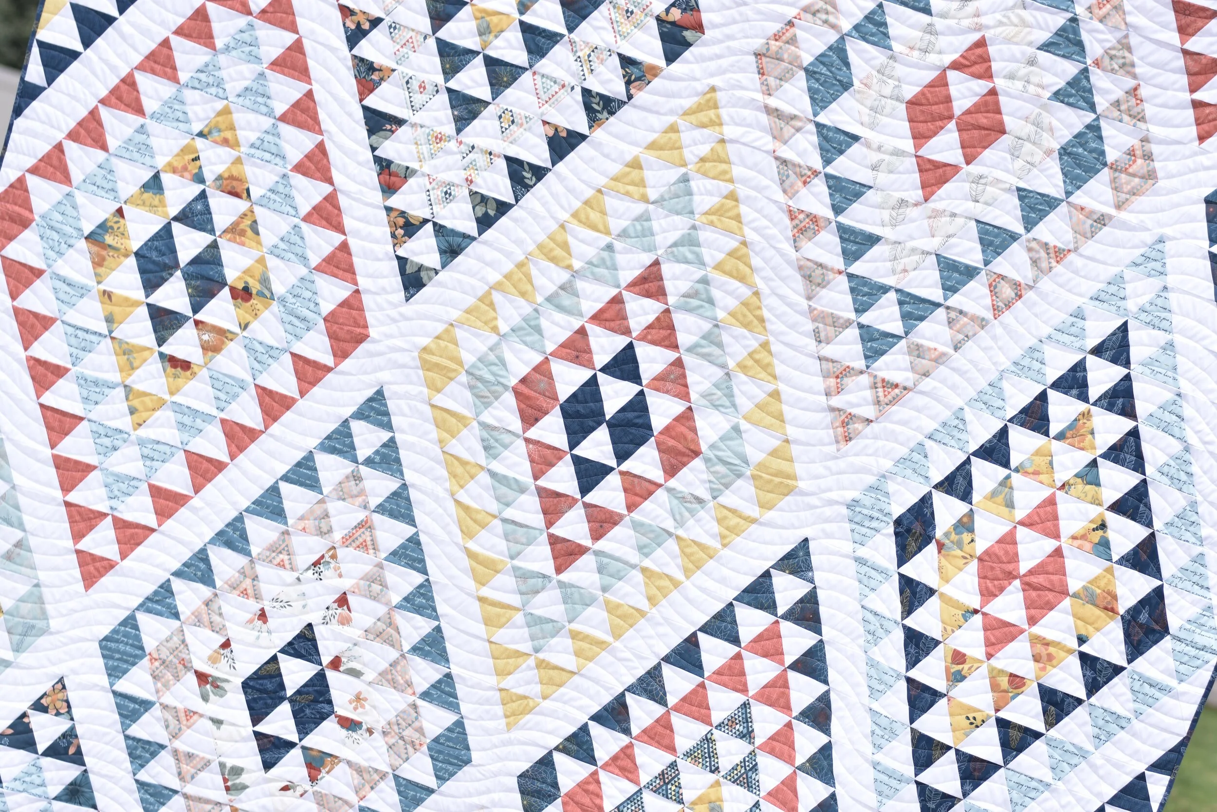 Dream Weaver Diamonds {a finished quilt!} — Material Girl Quilts