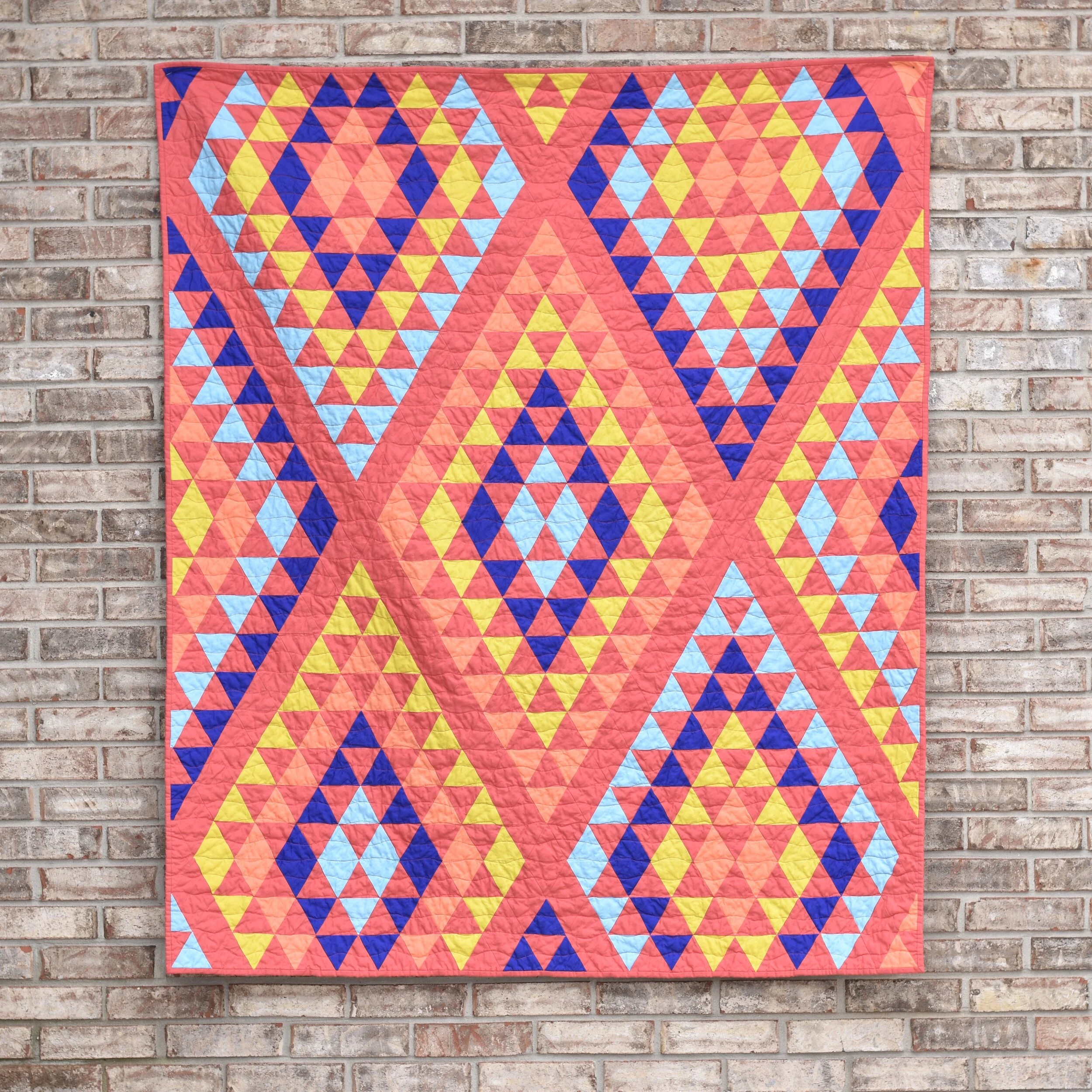 Carnival Diamonds {a finished quilt!} — Material Girl Quilts