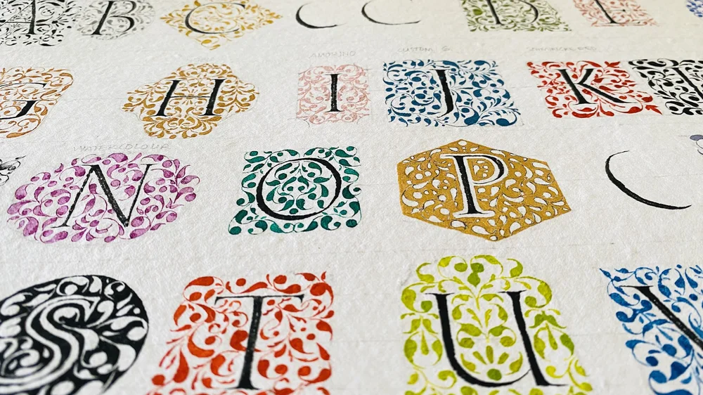 Pretty Paisley Letters — The Pointed Pen Collective