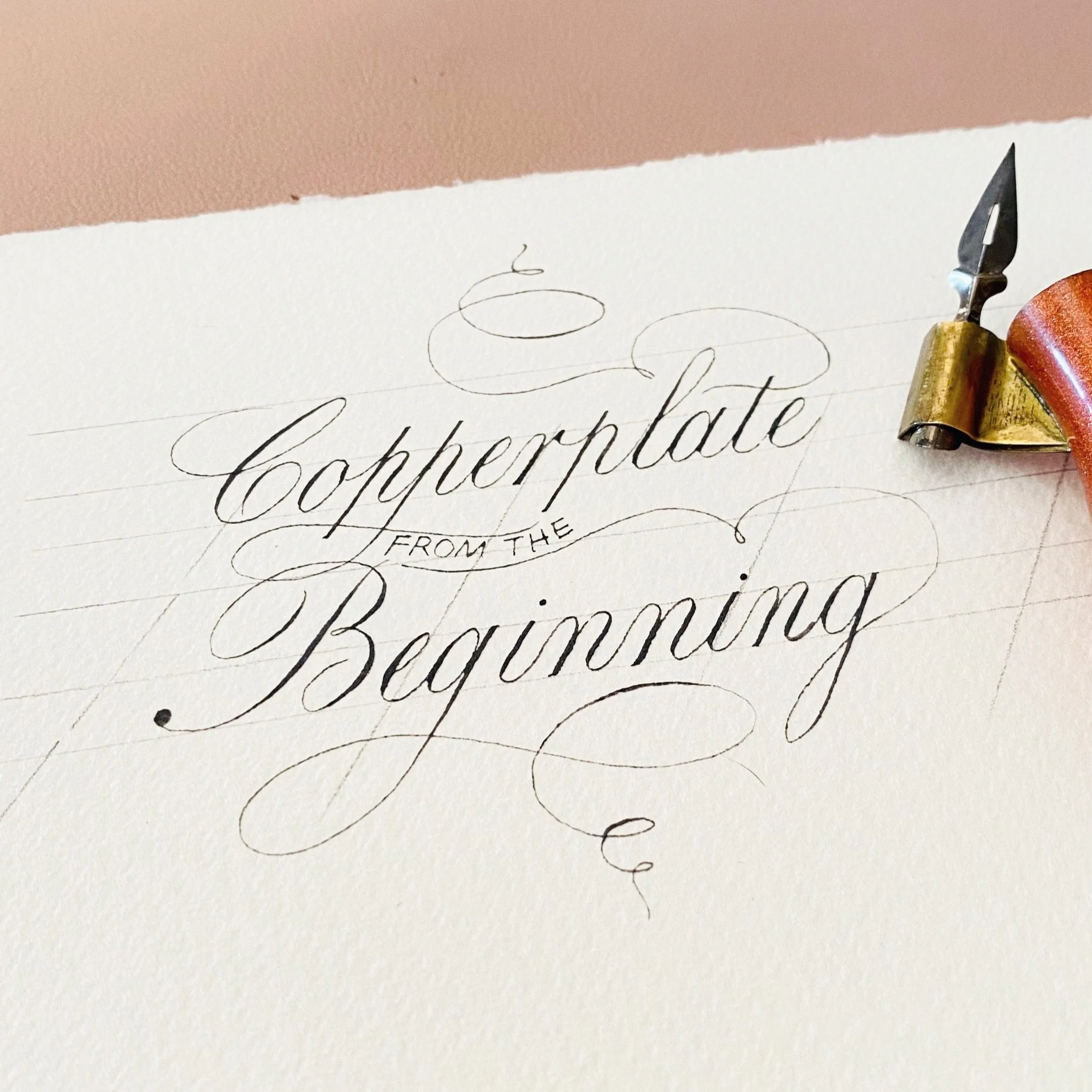 EPPC Academy: Copperplate from the beginning — The Pointed Pen Collective