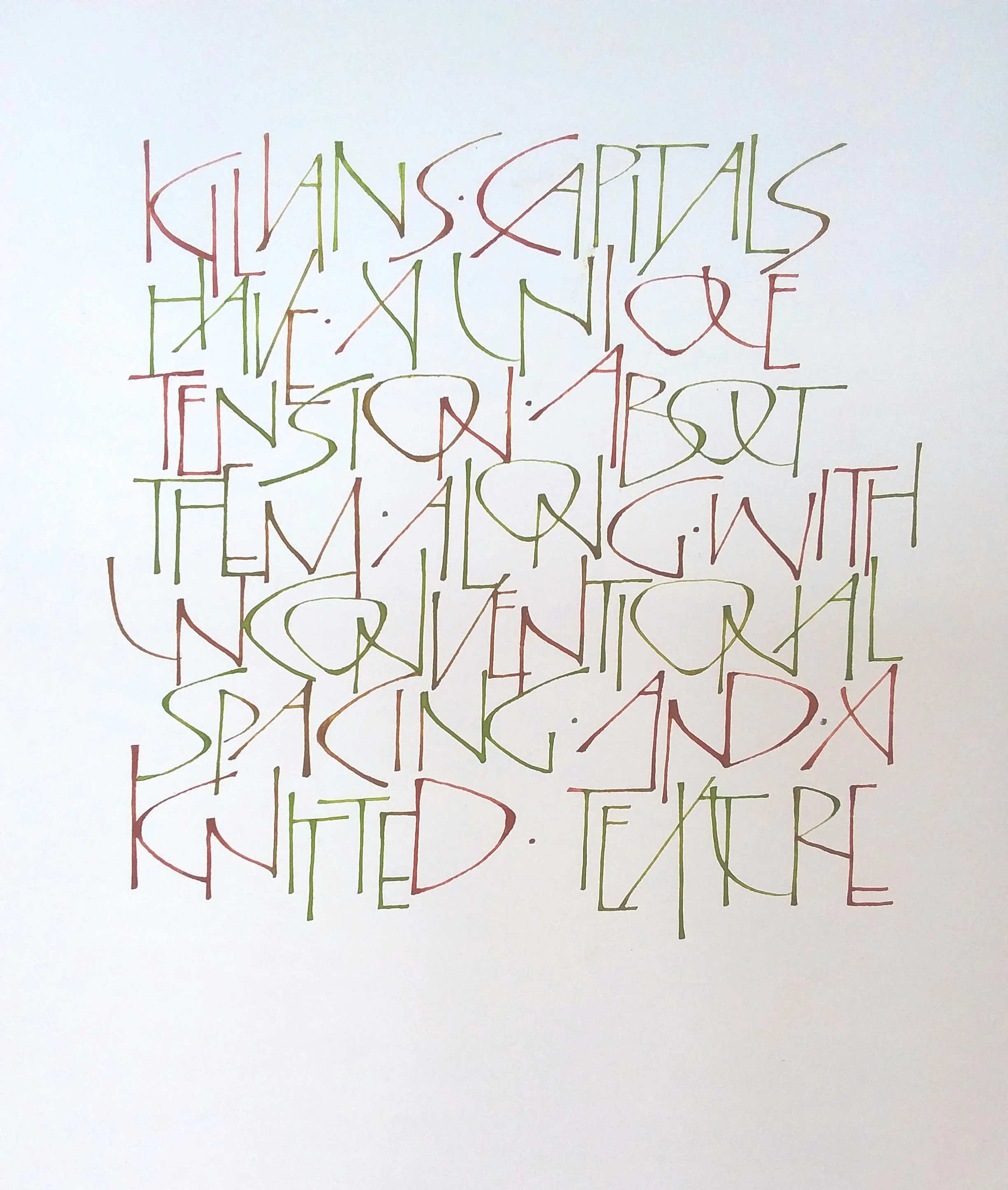 Pointed Pen Kilian Lettering — The European Pointed Pen Collective