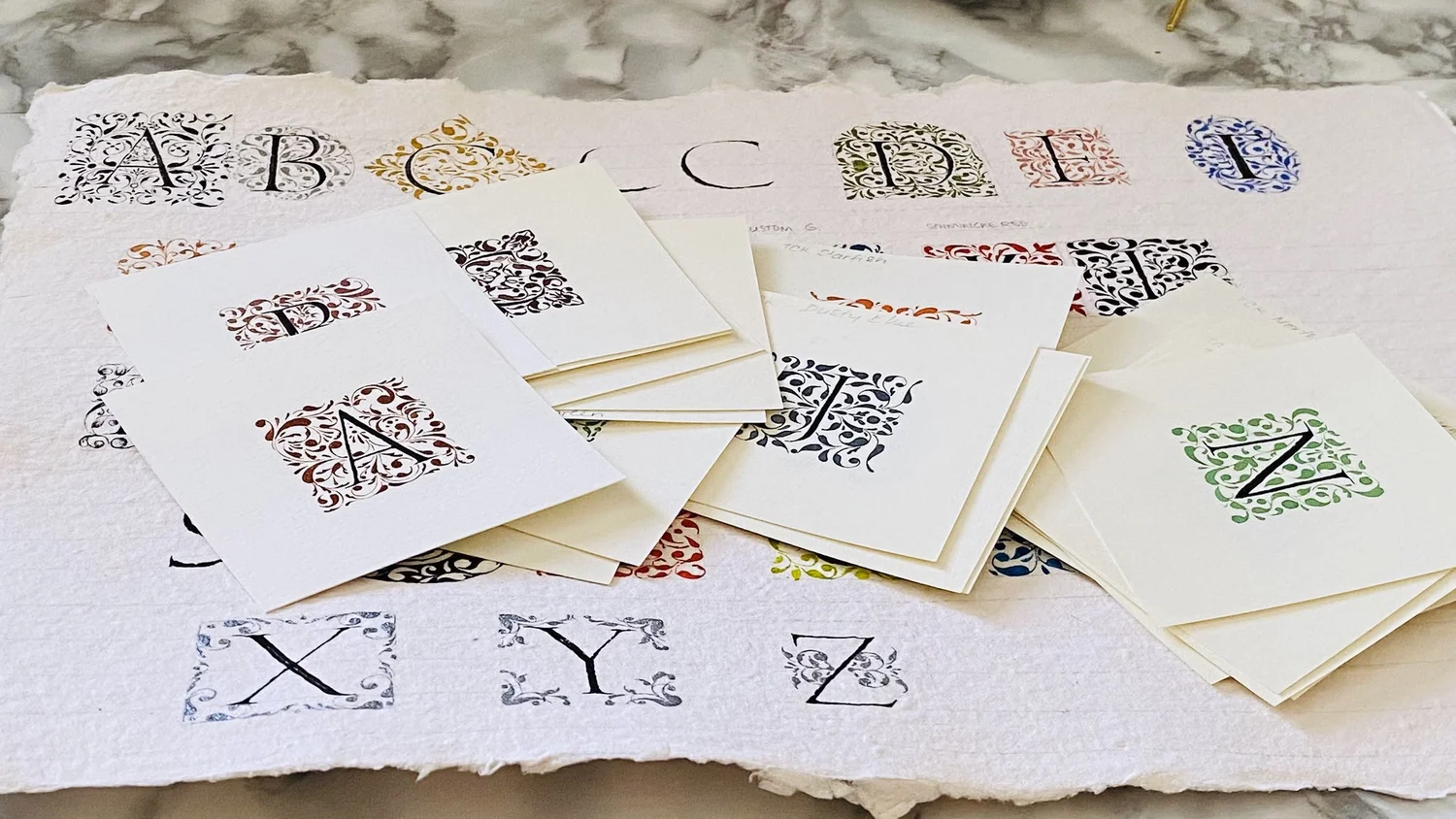 Pretty Paisley Letters — The Pointed Pen Collective