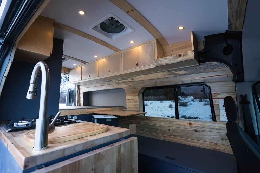 Tour these custom layouts for Ford Transit Camper Vans. - Camper Vans