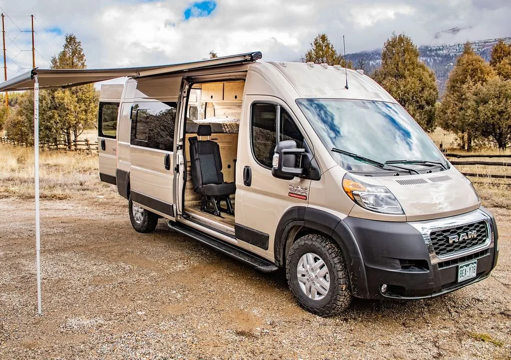 Custom Camper Van Layout Ram Promaster-camper van