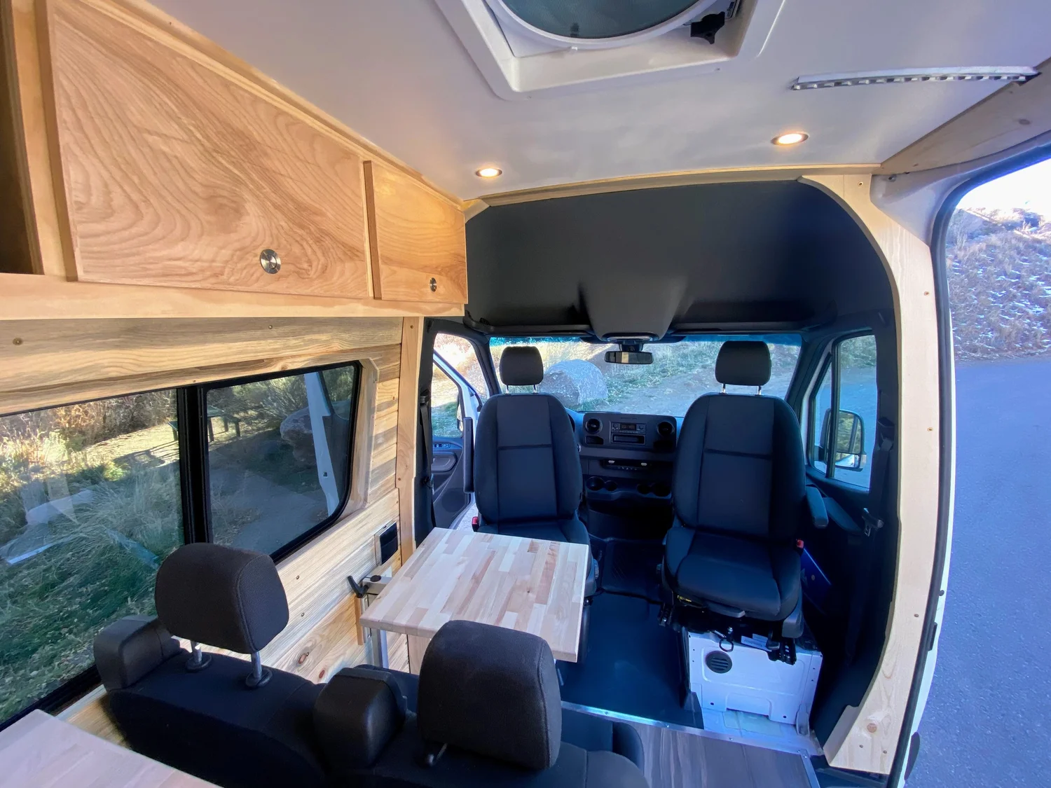 Mercedes Sprinter Van Camper Custom Layout-camper van