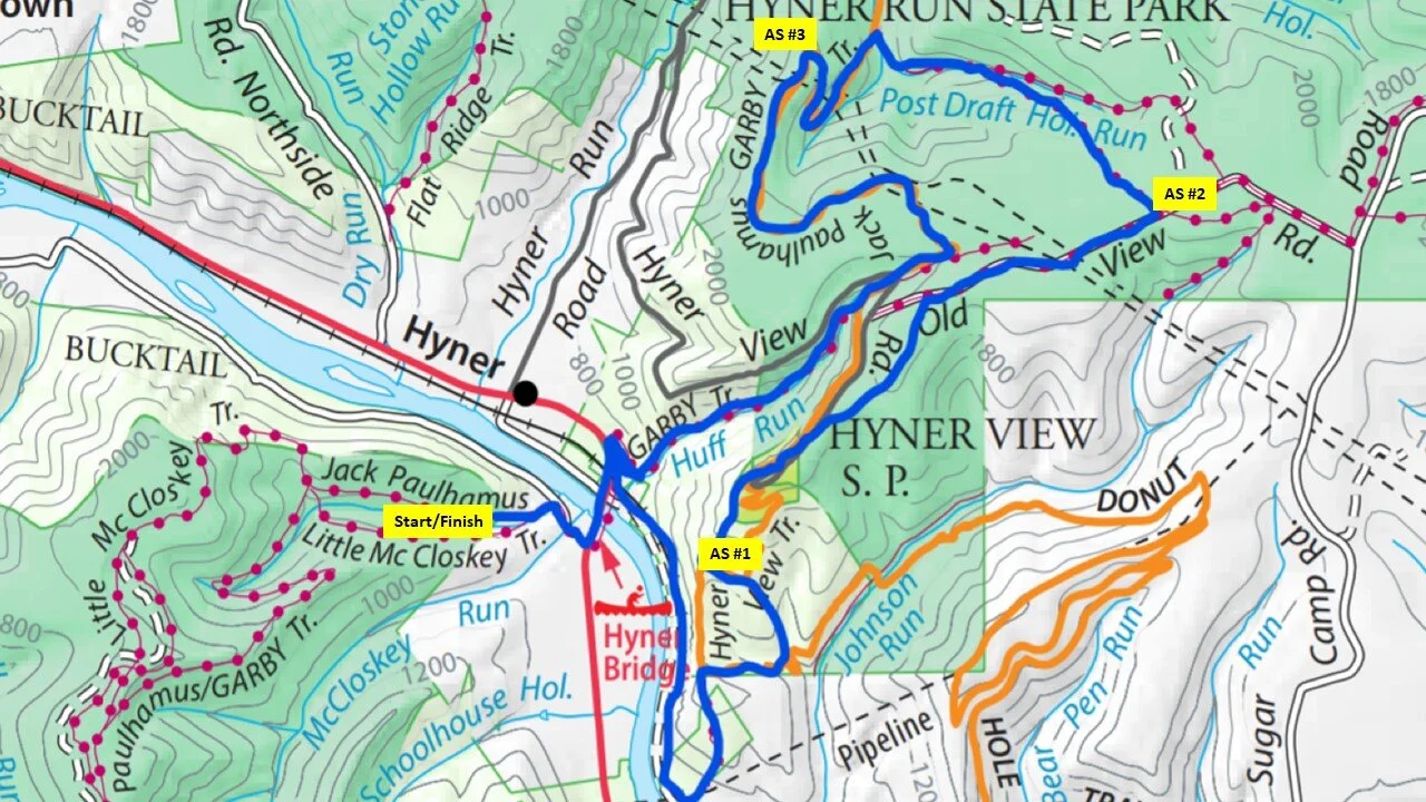 The View map — PA Trail Dogs