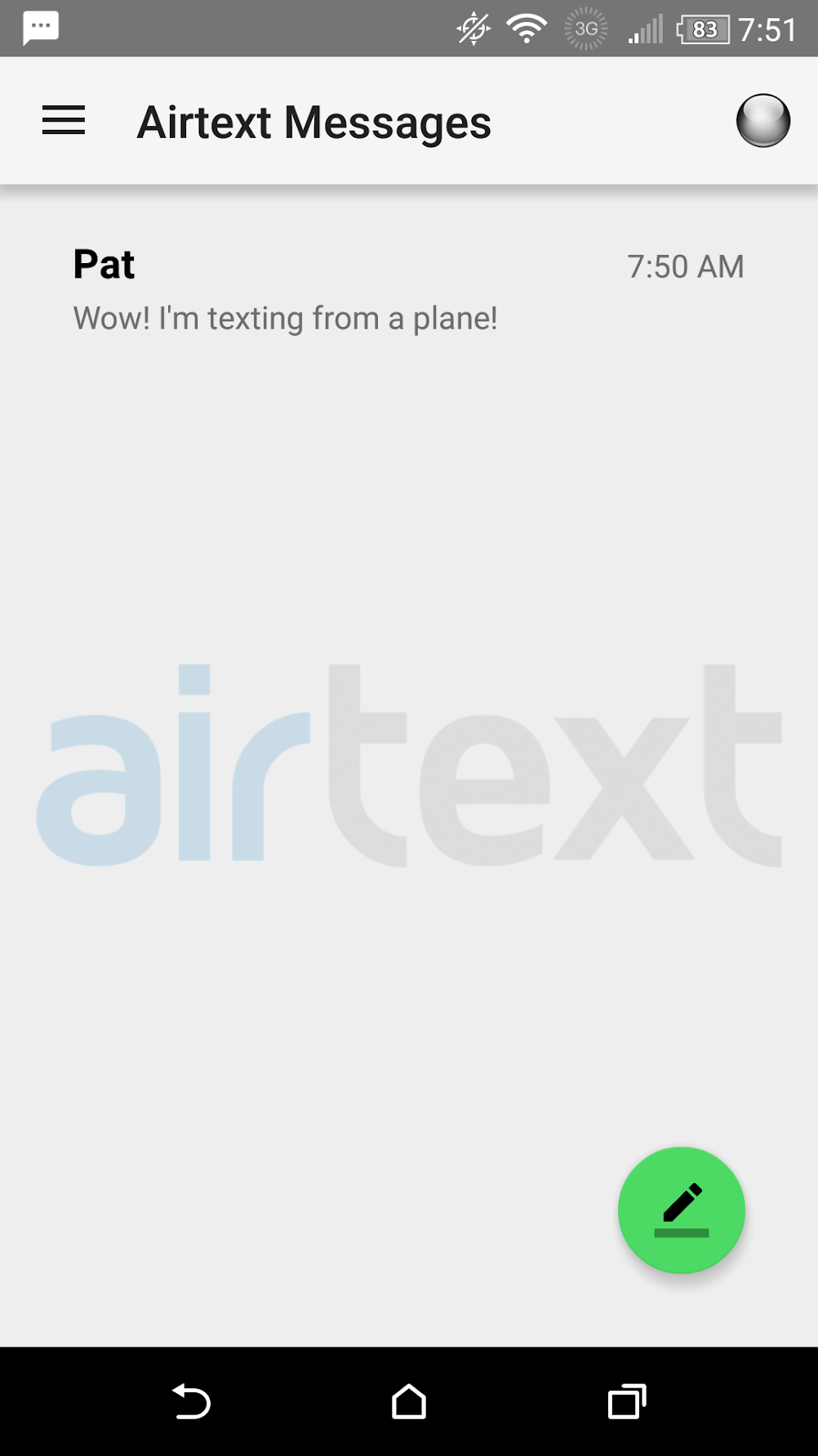AIRTEXT EMAIL & TEXT — Haggan Aviation