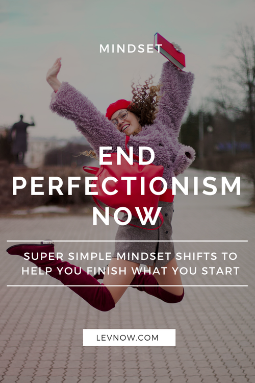 End Perfectionism Now — LEVNOW