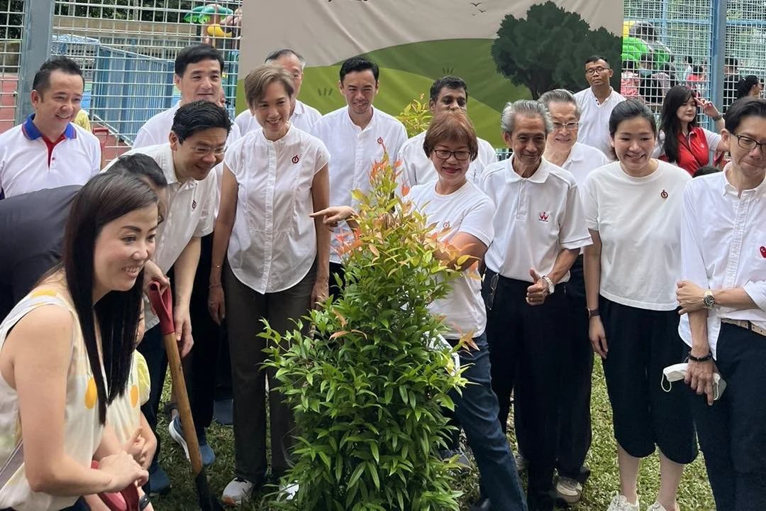 LKY 100 - Tree Planting Day @ St George's Lane — Denise Phua
