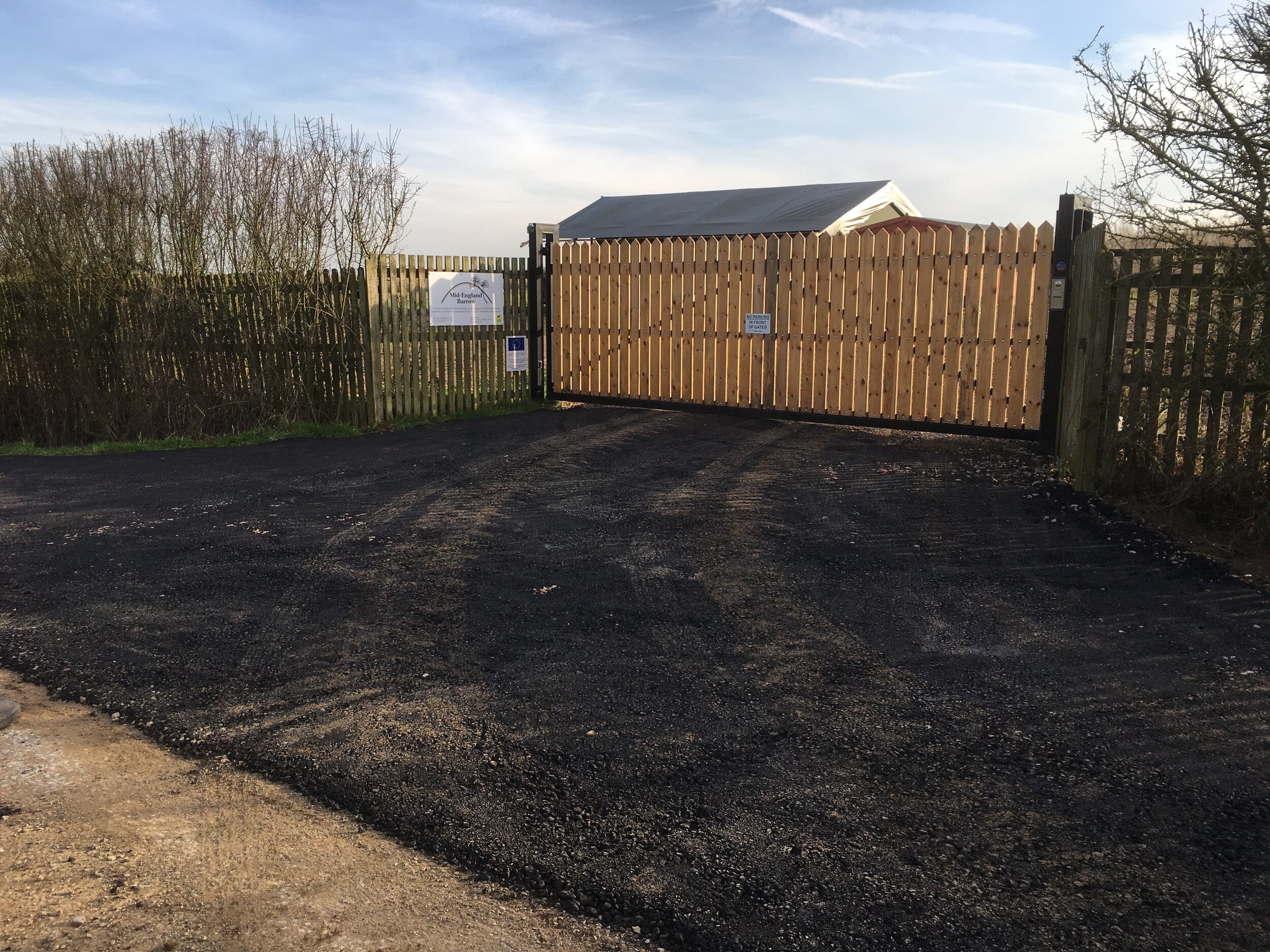 Mid-England Barrow -for the safe keeping of cremation ashes/urns, an ...