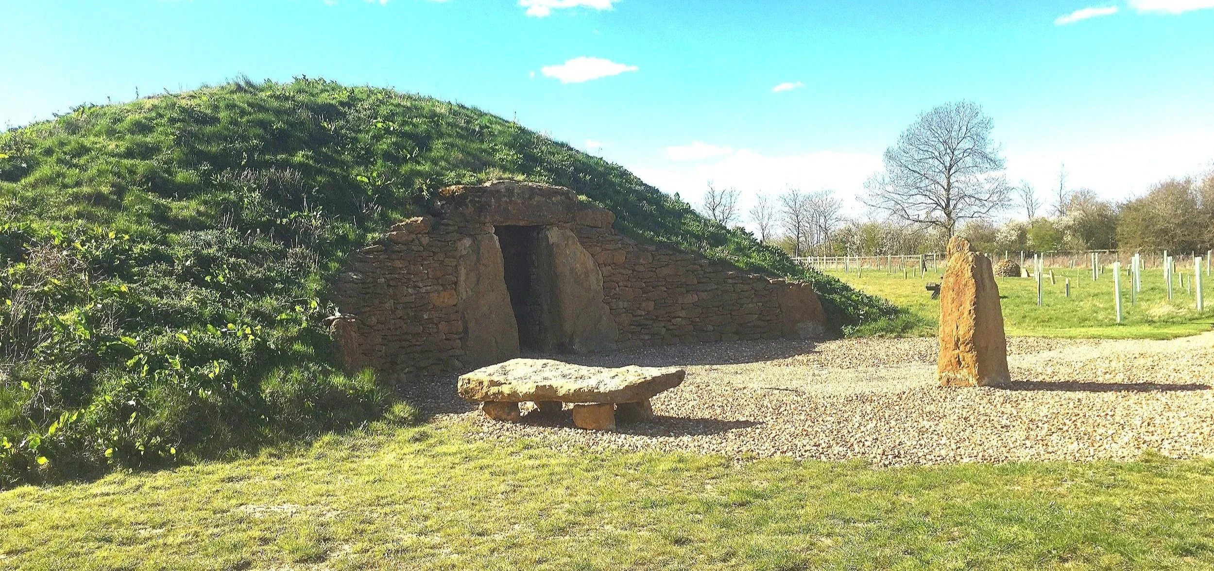Mid-England Barrow -for the safe keeping of cremation ashes/urns, an ...