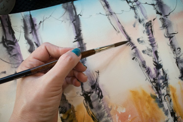 How to Choose the Right Brush for Your Watercolor Paintings | Angela ...