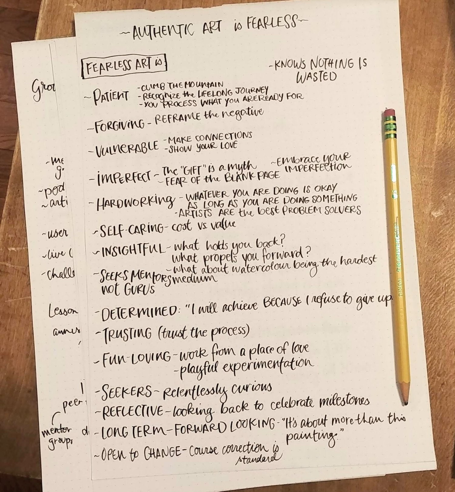 15 Traits that Signal a Healthy Artistic Process | Angela Fehr Watercolour