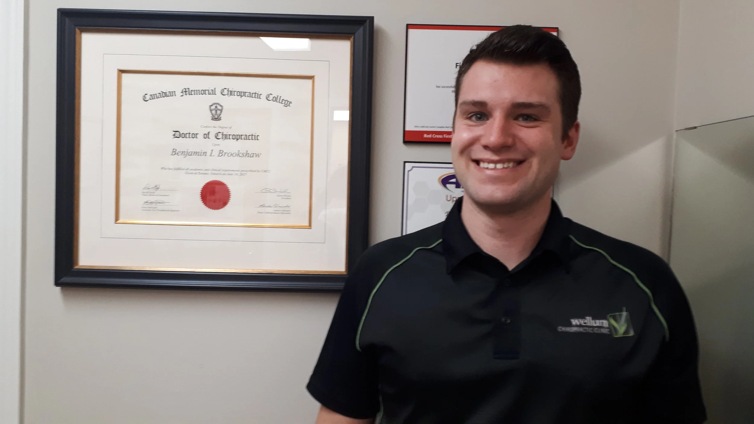 Dr. Ben Brookshaw — Wellum Chiropractic Clinic