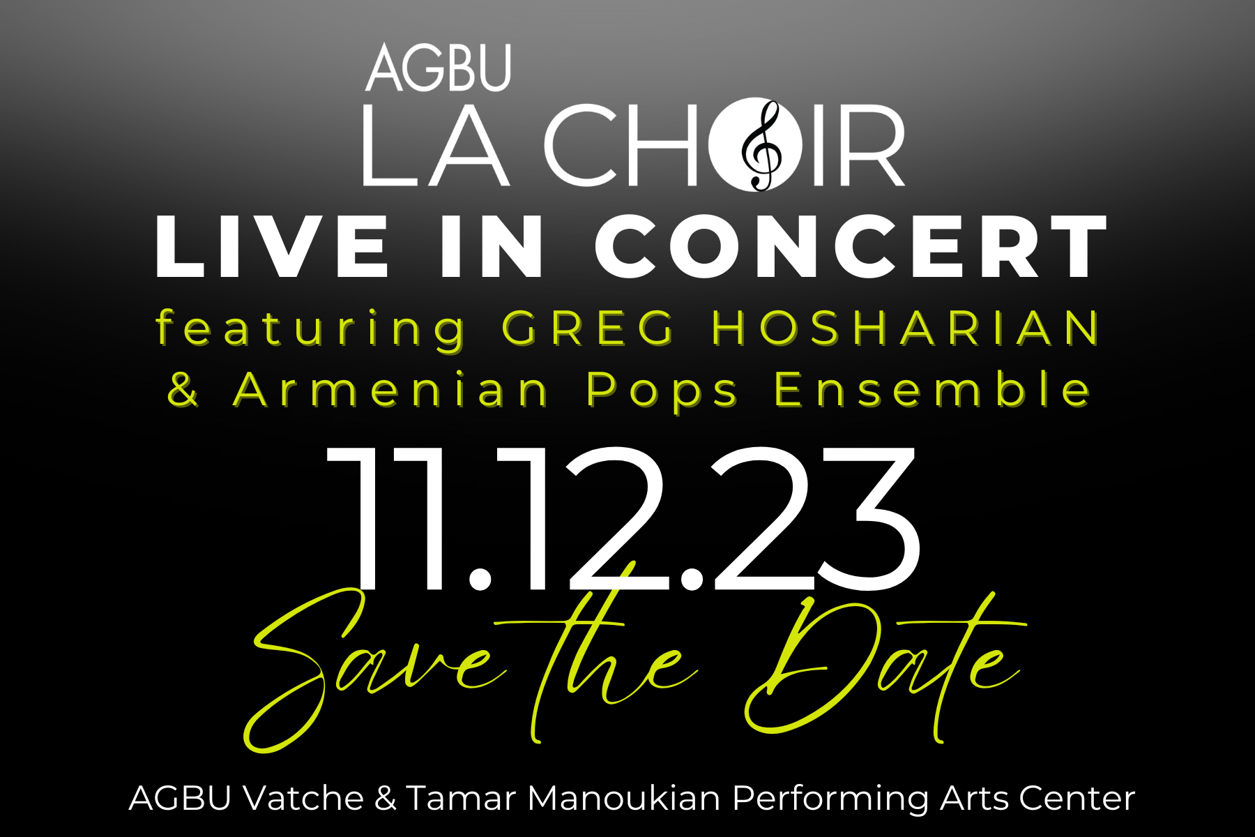 VATCHE & TAMAR MANOUKIAN PERFORMING ARTS CENTER