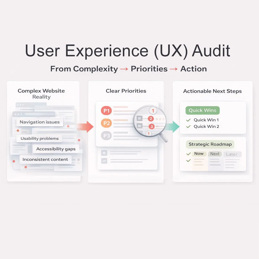 User Experience Audit: Analysis, Recommendations & UX Strategy — Happy ...