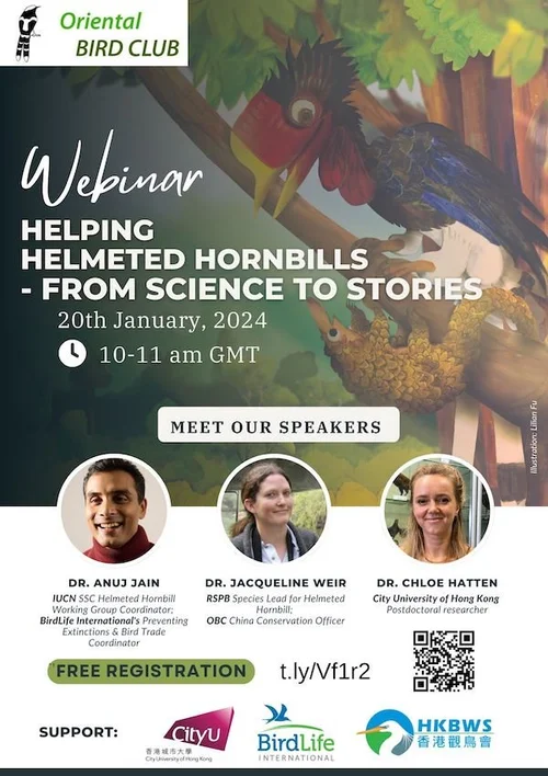 Webinar: Helping Helmeted Hornbills - from science to stories ...