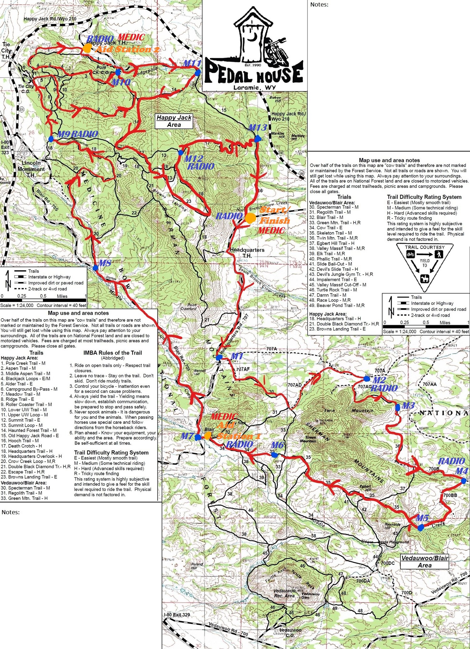 Course Map | Laramie Range Epic