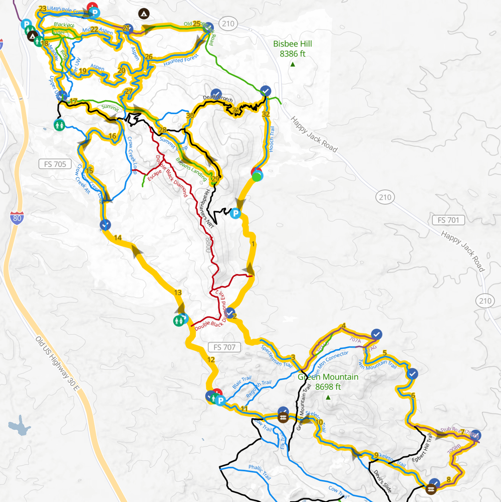 Course Map | Laramie Range Epic