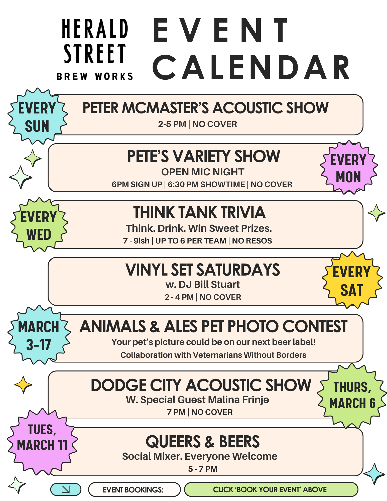 Events & Stories — Herald Street Brew Works