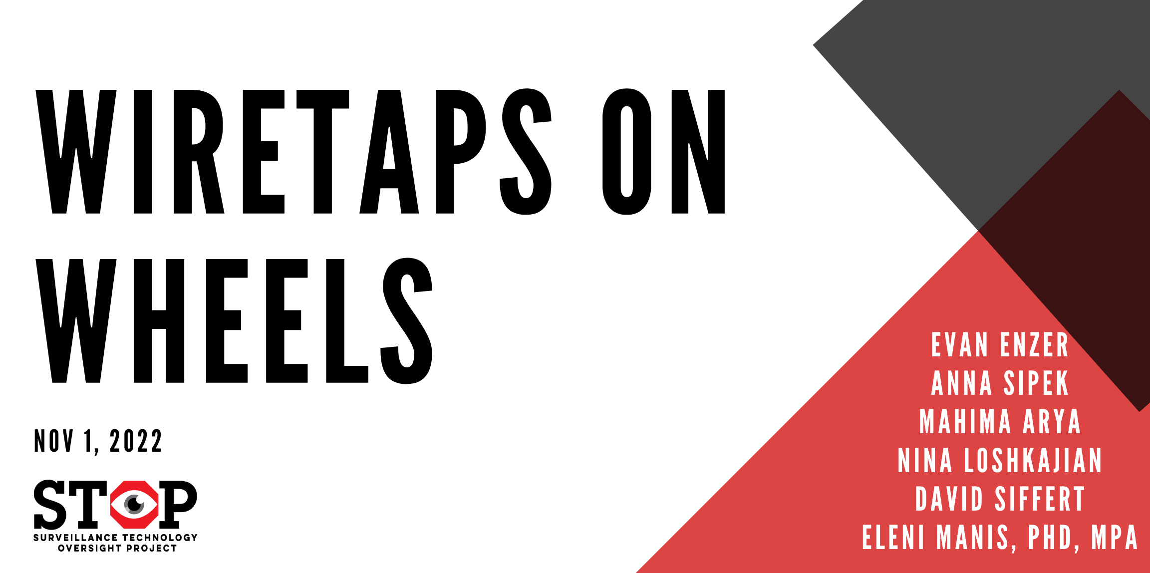 Wiretaps On Wheels — S.T.O.P. - The Surveillance Technology Oversight Project