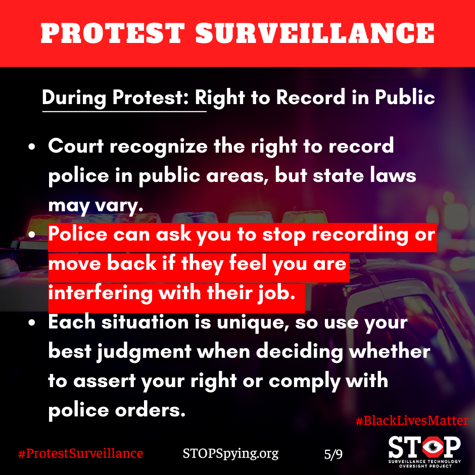 Protest Surveillance — S.T.O.P. - The Surveillance Technology Oversight ...