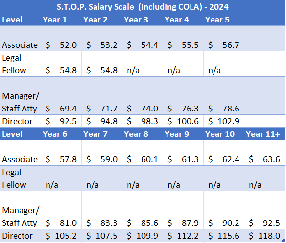 Salary — S.T.O.P. - The Surveillance Technology Oversight Project