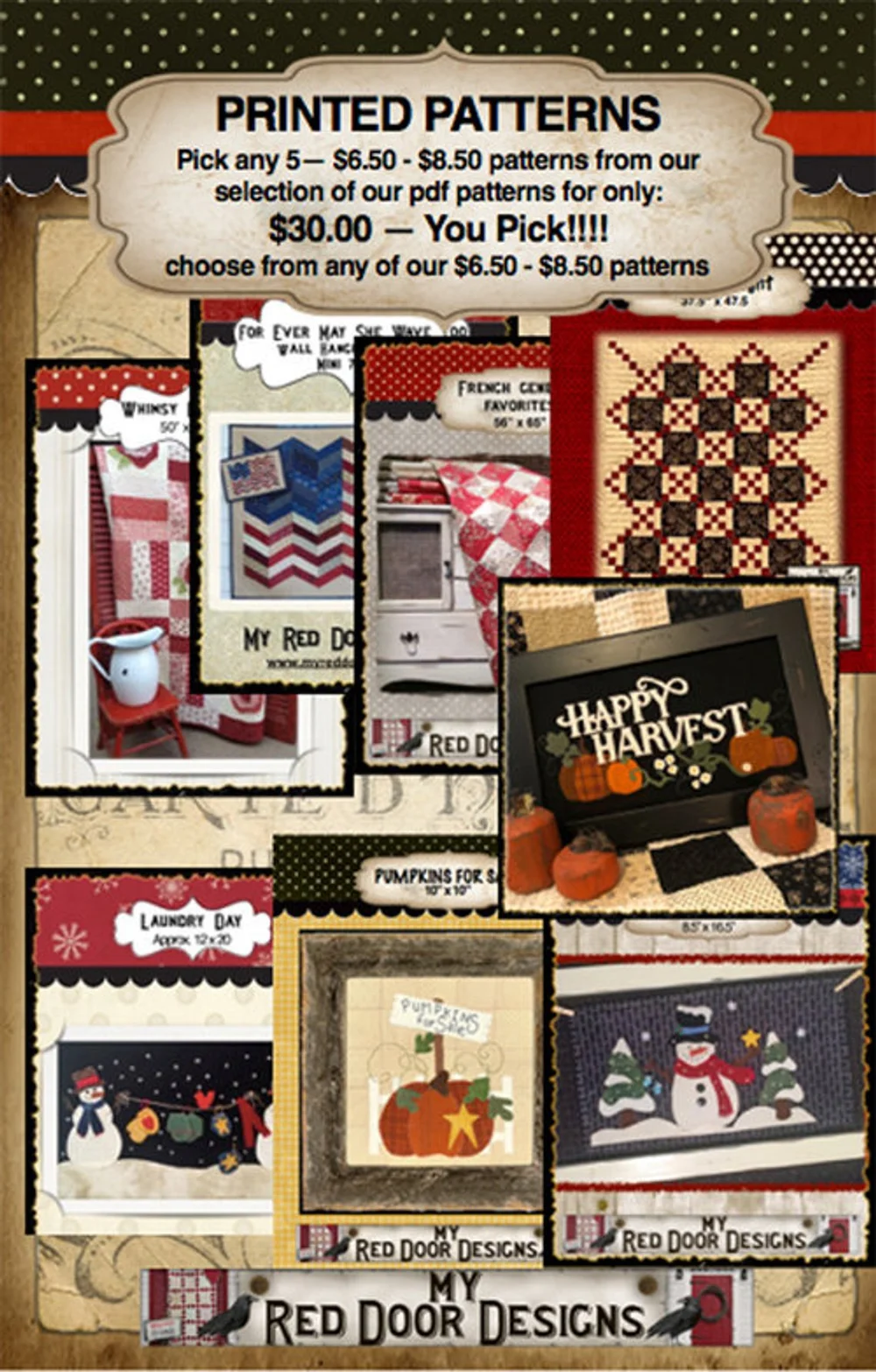SHOP — My Red Door Designs