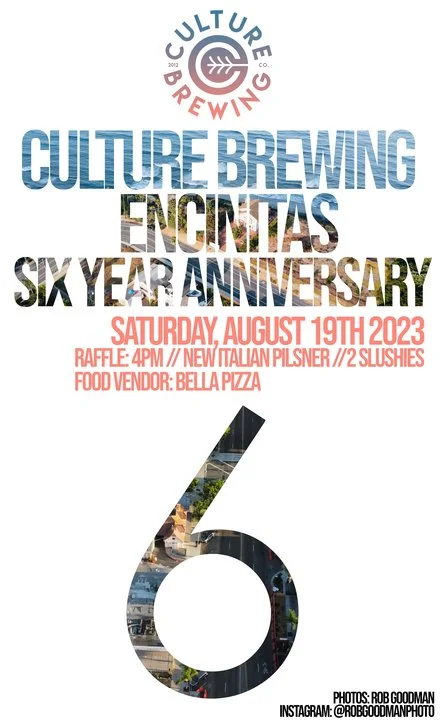 Encinitas Calendar — Culture Brewing Co