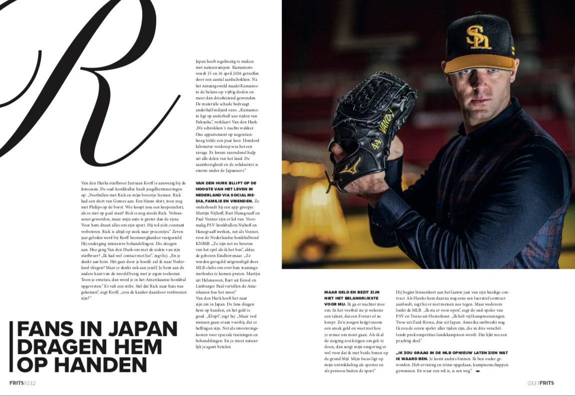 Dutch article in Frits Magazine: Van den Hurk wil net als Gomez de nul ...