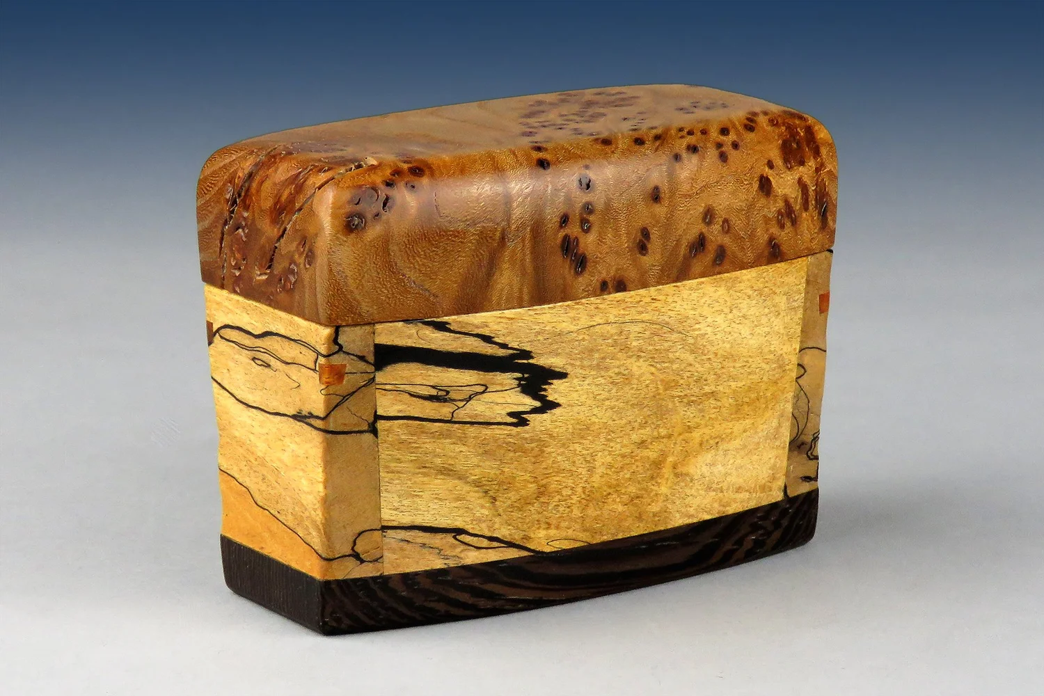 Unusual Handmade Wooden Keepsake Box with Elm Burl — Dead Horse Bay ...
