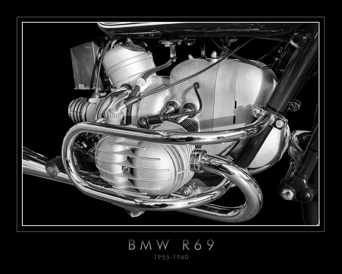 Motorcycle Engine Art Print Collection - Your Choice of Four Prints ...