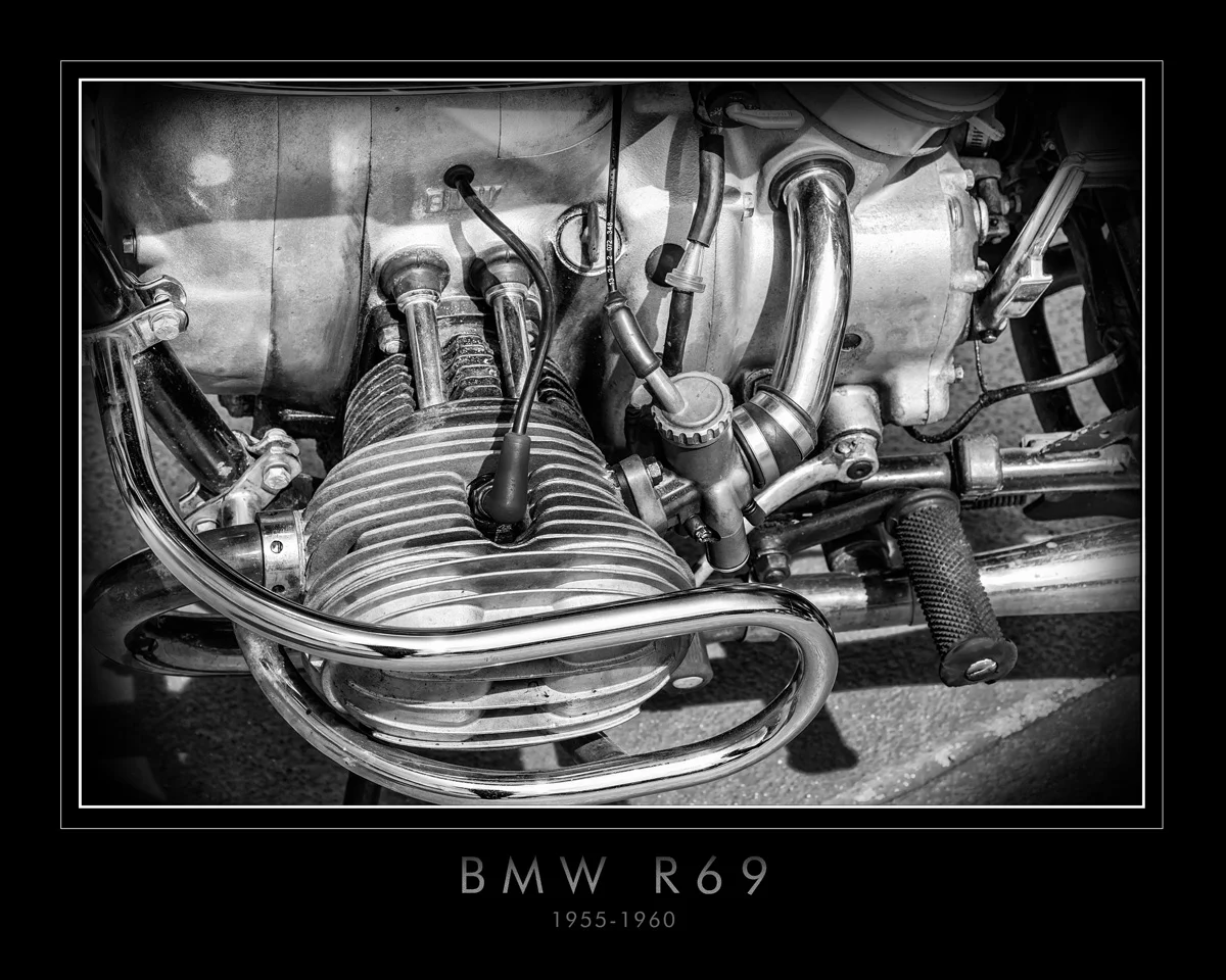 Motorcycle Engine Art Print Collection - Your Choice of Four Prints ...