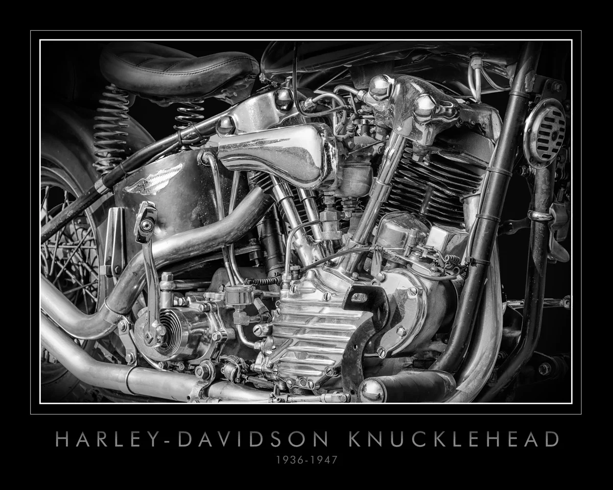 Motorcycle Engine Art Print Collection - Your Choice of Four Prints ...