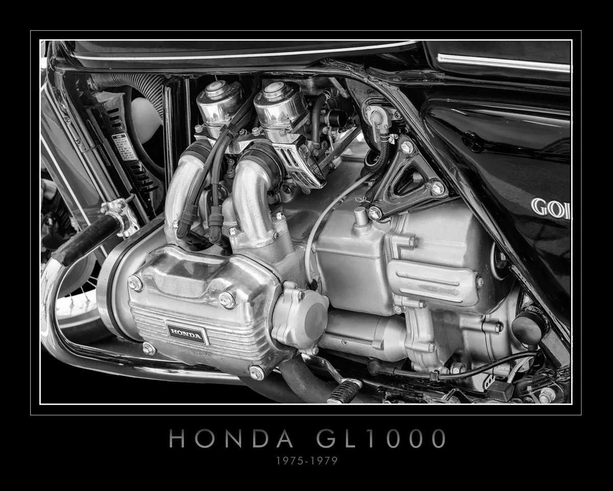 Motorcycle Engine Art Print Collection - Your Choice of Four Prints ...