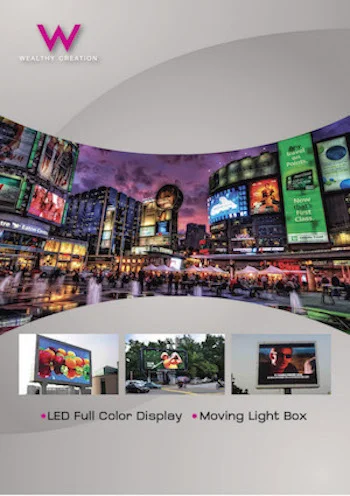 LED SCREEN จอแสดงผล LED Full Color Display - Wealthy Creation