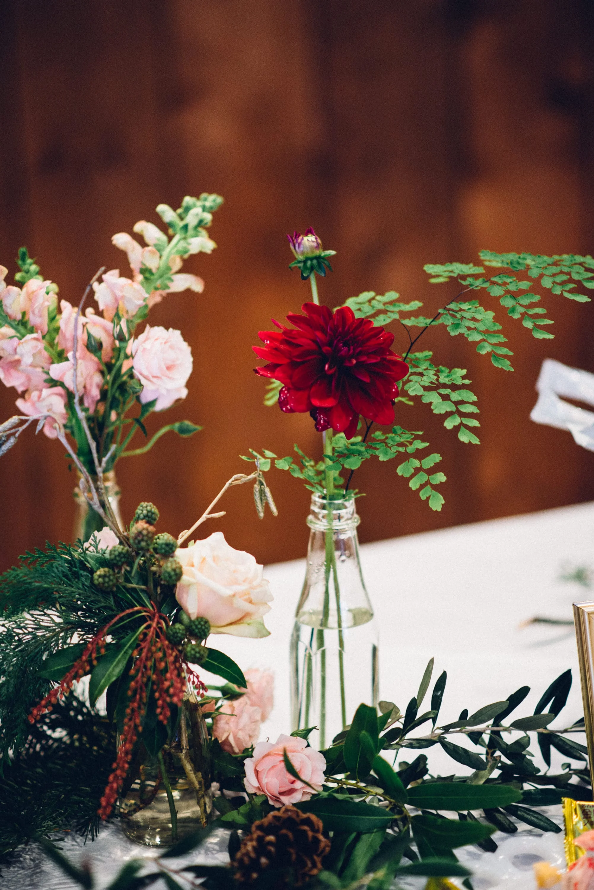 Upstate New York Winter Wedding Flowers - Jenn's Sticks and Stems