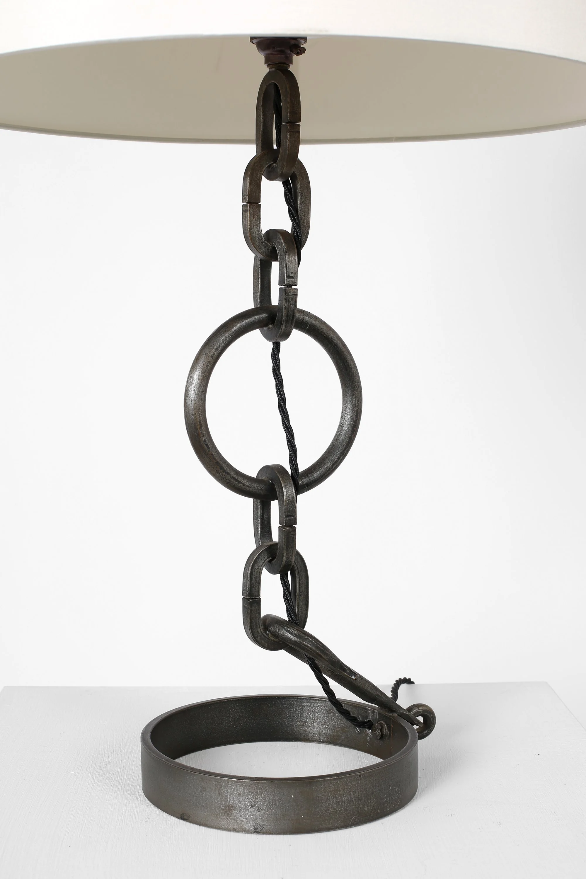 Free Form Iron Chain Link Lamp — Sauce