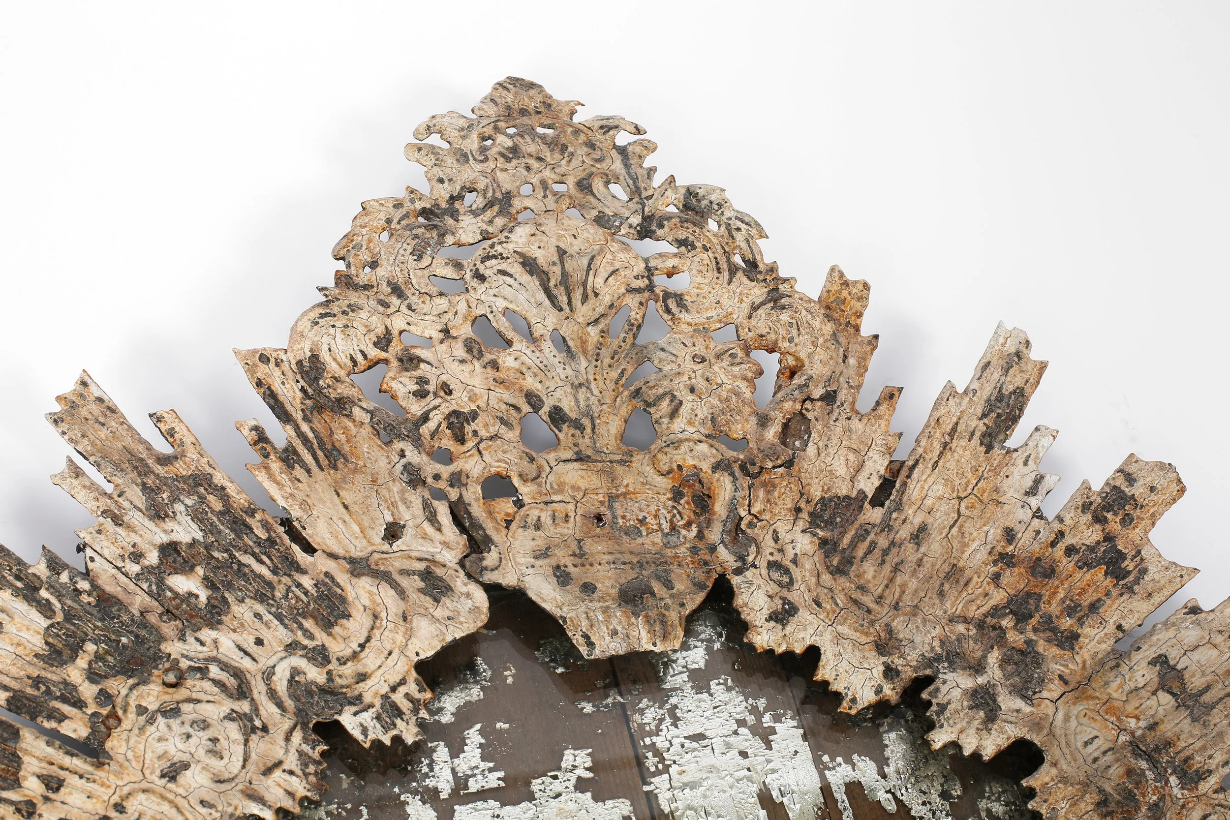 19th Century French Toleware Mirror — Sauce