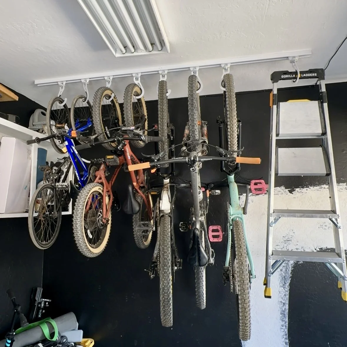Ceiling SAM® Bike Slide Pro – Space-Saving Ceiling Bike Rack, Made in ...