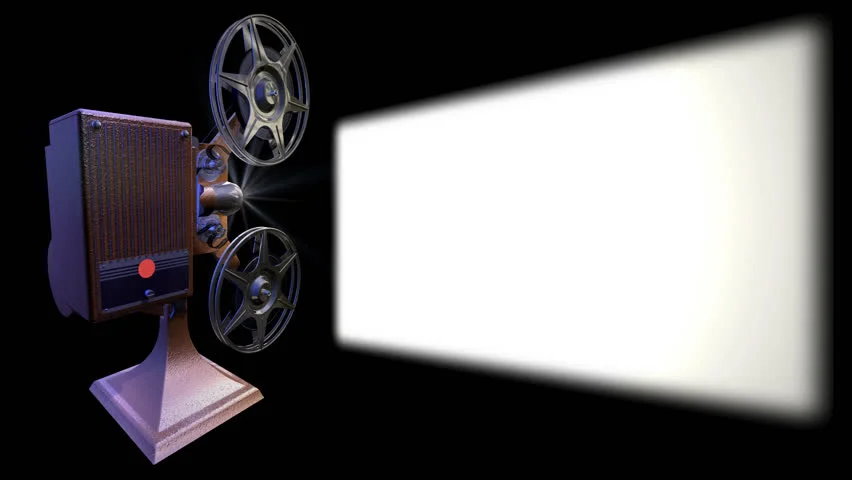 Old Movie Projector Screen